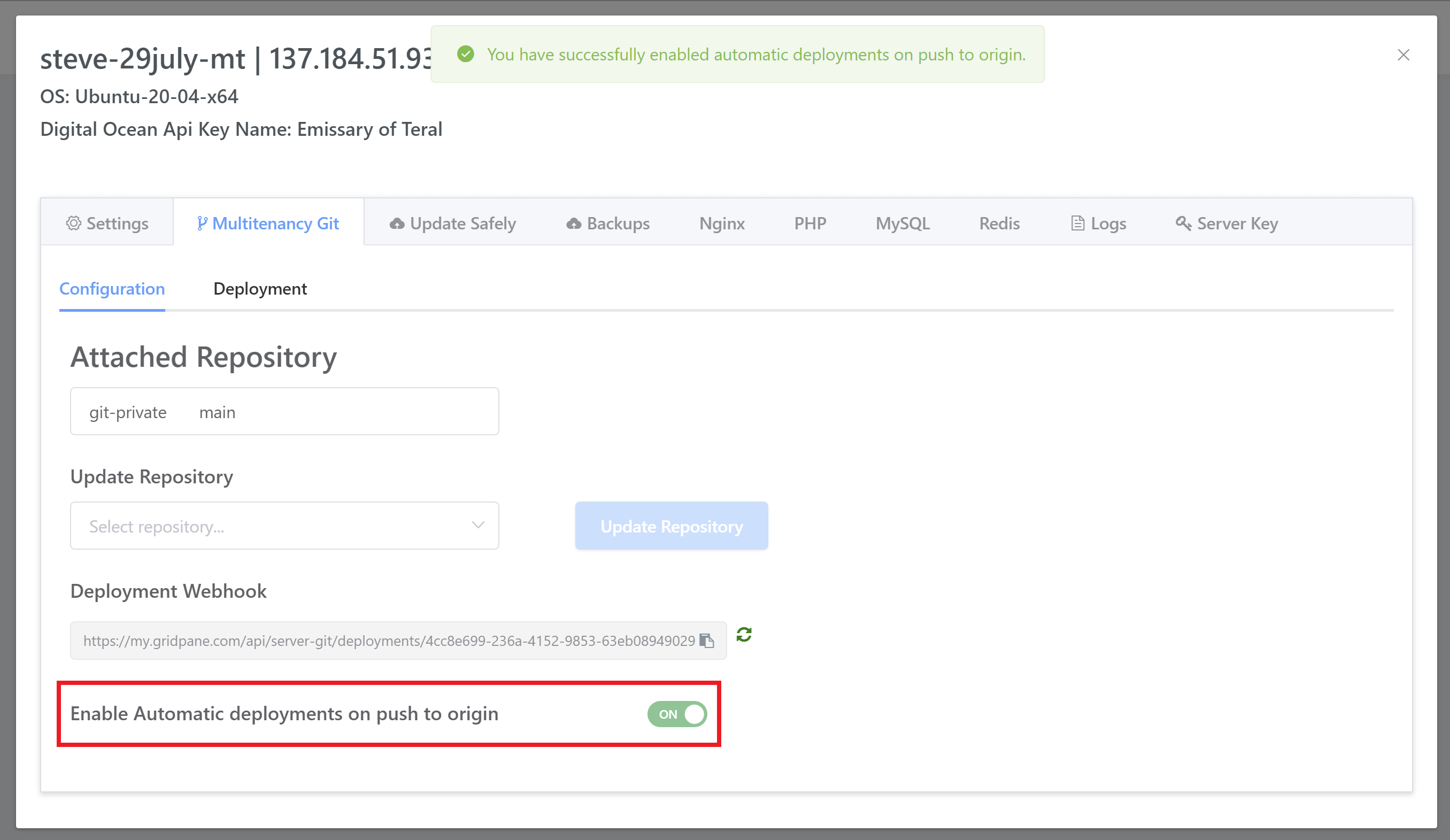 Using Gridpane Multitenancy Gridpane